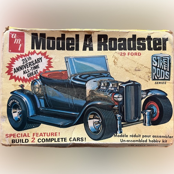 Amt | Toys | Amt 29 Ford Street Rods Model A Roadster A29 25th ...